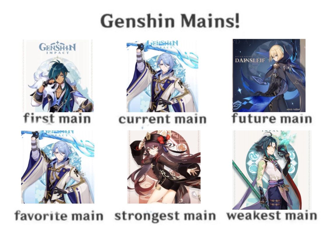 my genshin mains Genshin Impact | HoYoLAB