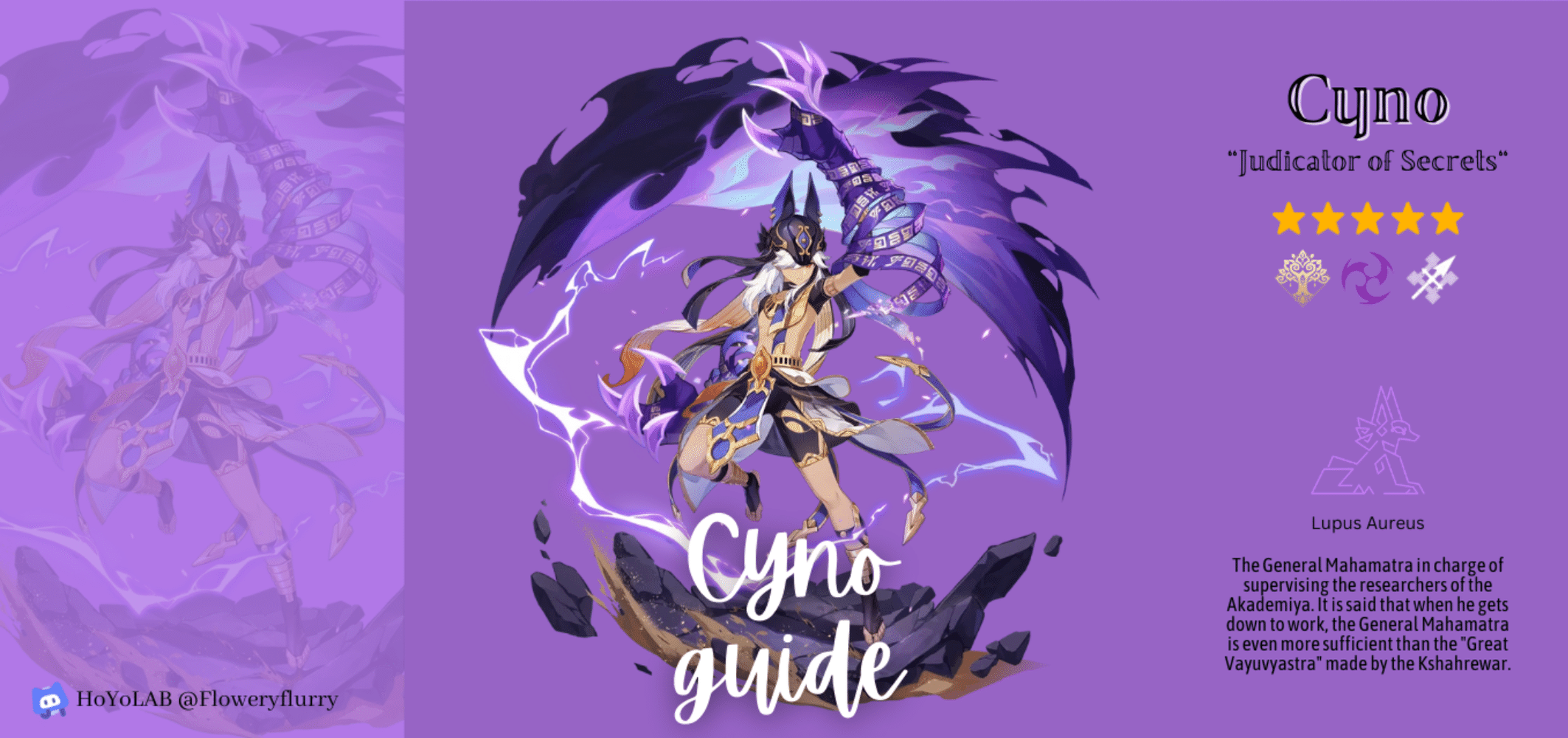 [Version 3.5] Cyno guide Genshin Impact | HoYoLAB