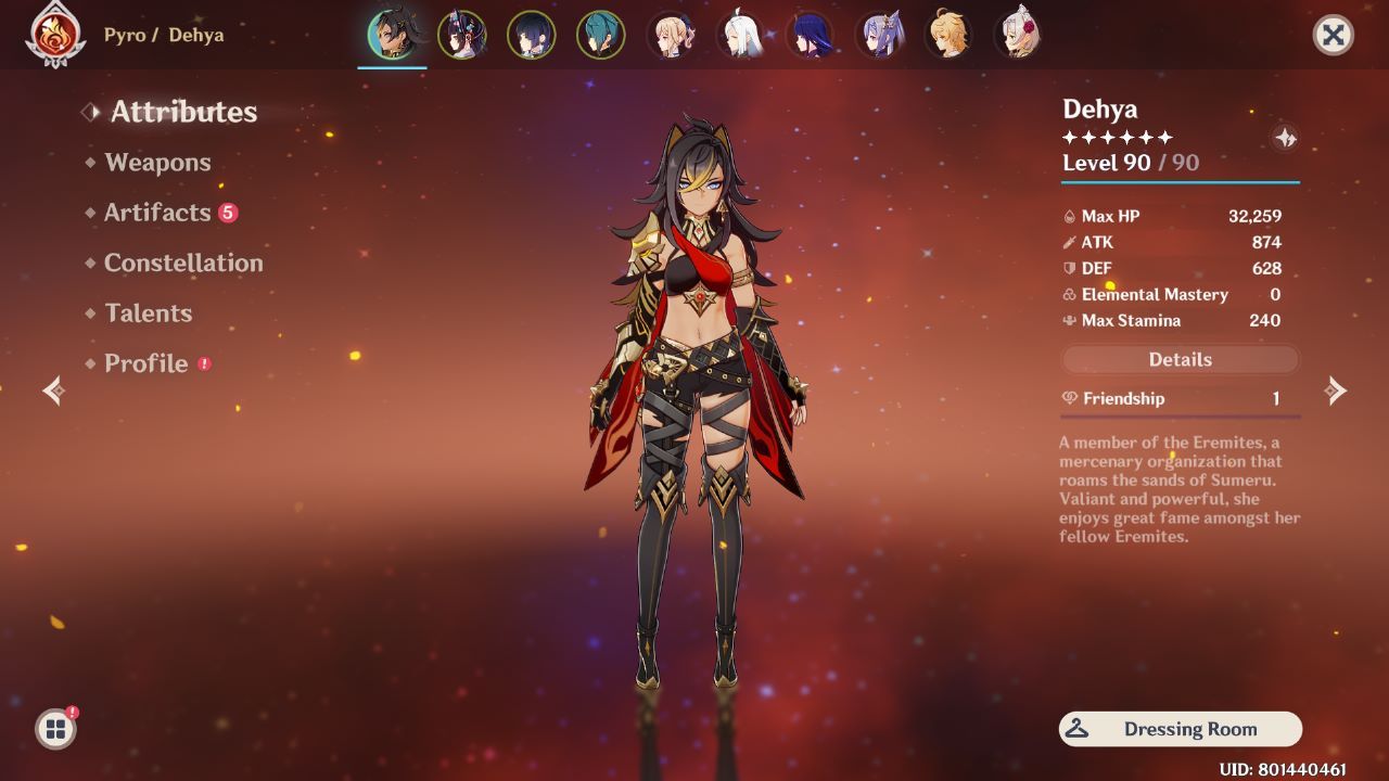 My Current Dehya! Genshin Impact | HoYoLAB