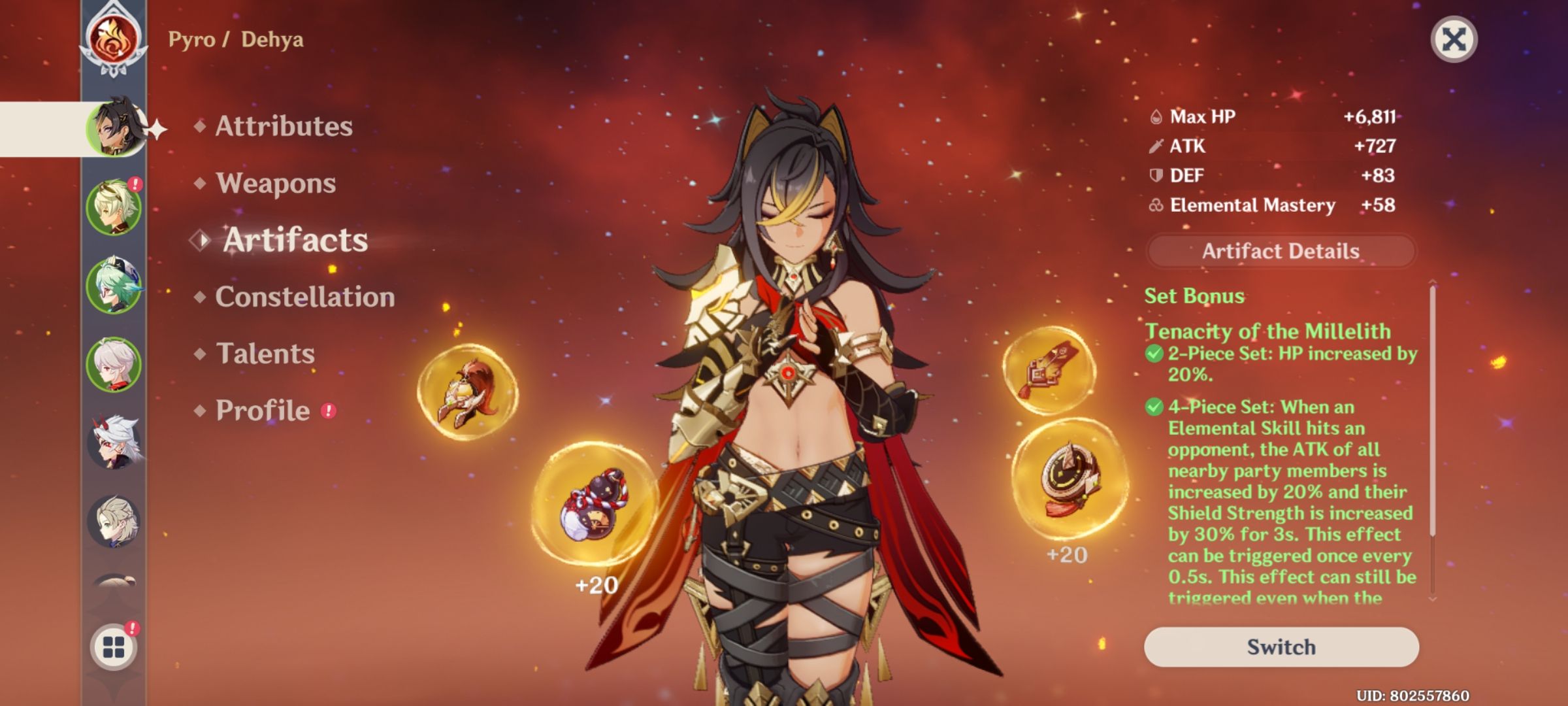 Dehya build Genshin Impact | HoYoLAB