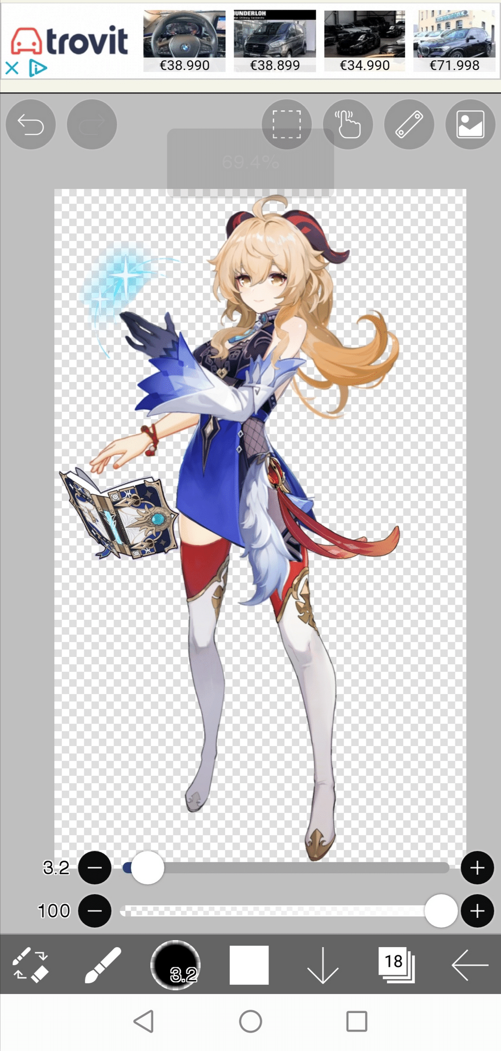 TUTORIAL: How to mix characters together (With your phone) Genshin ...