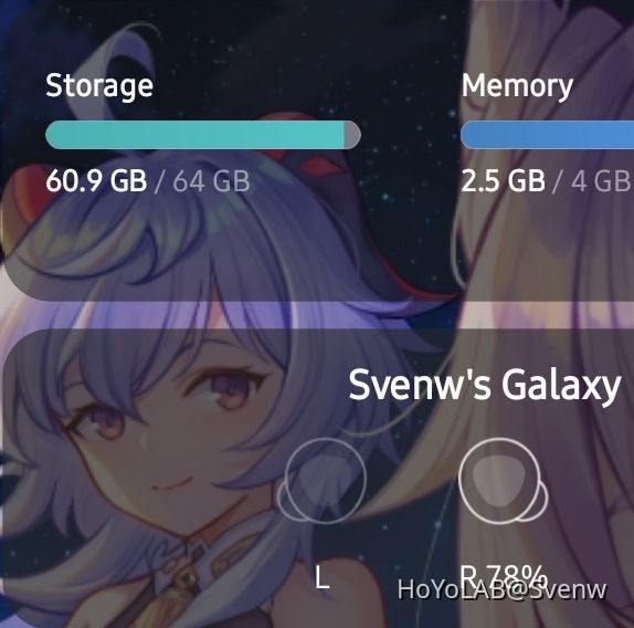 What a nice amount of storage used! | HoYoLAB