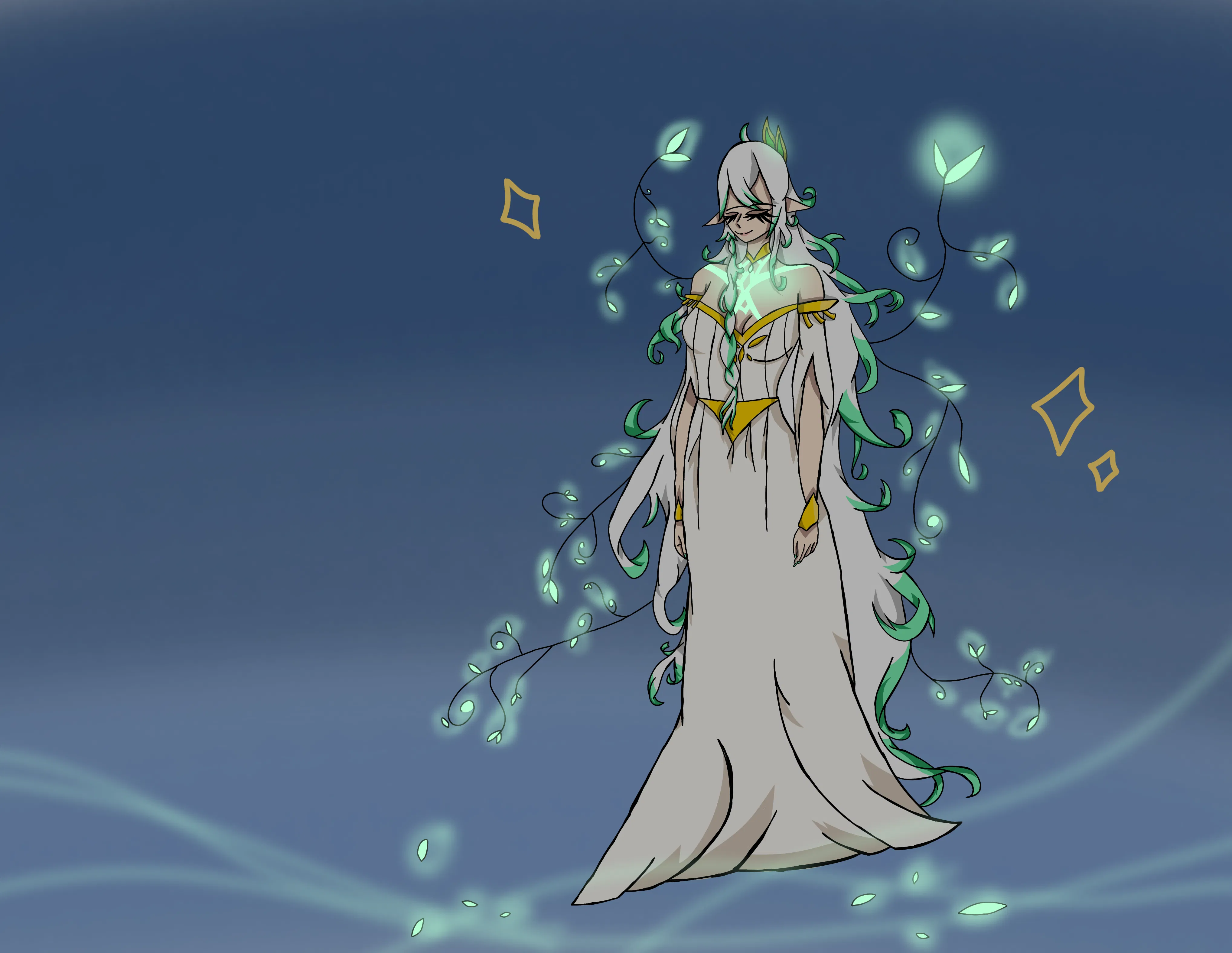 a redraw for Lord Rukkhadevata fanart Genshin Impact | HoYoLAB