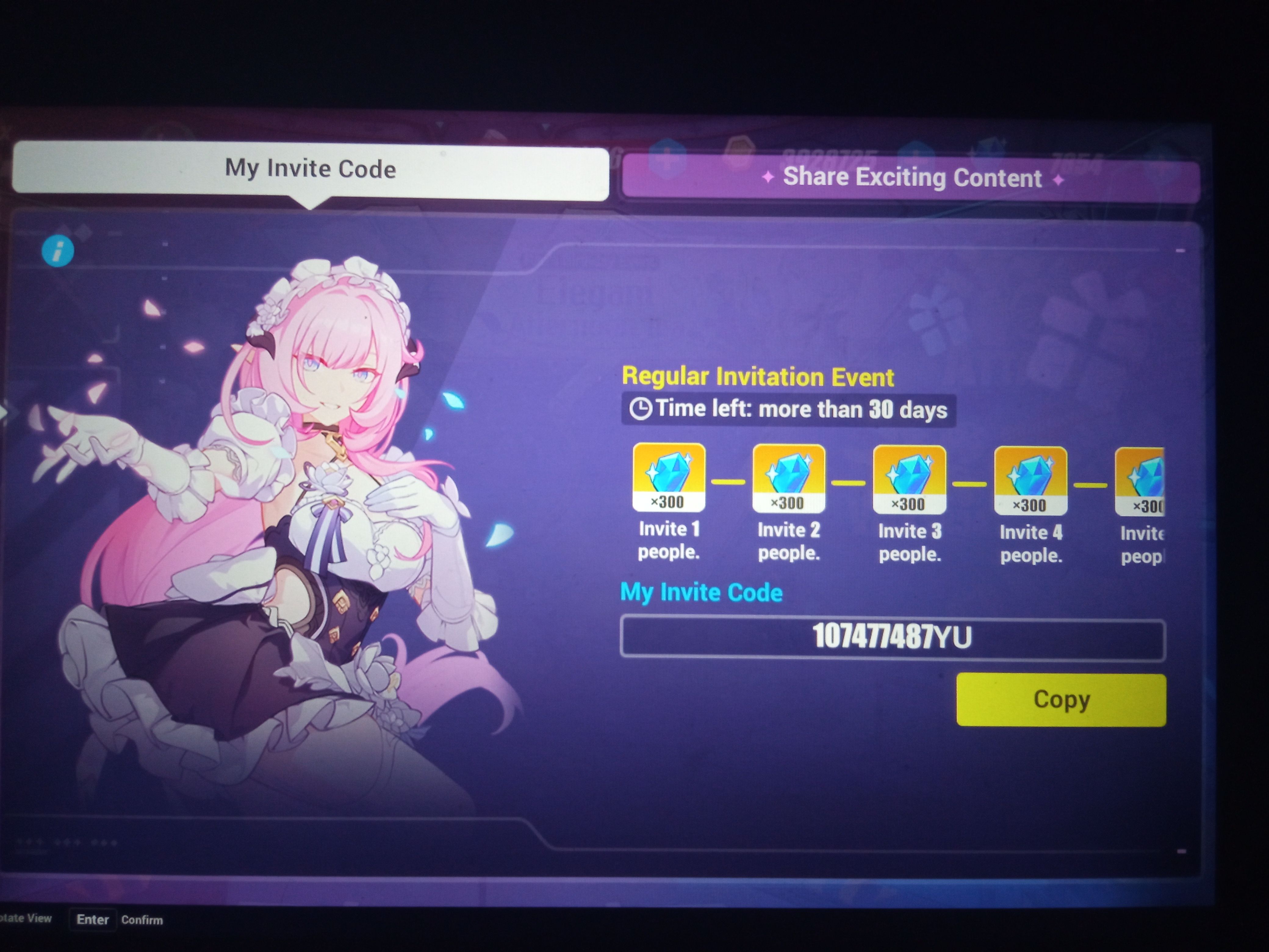 Honkai Invite Code Honkai Impact 3rd | HoYoLAB