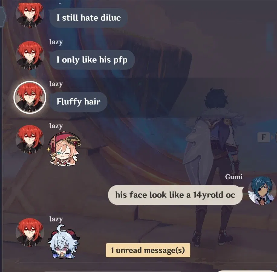 Average Keaya pfp and Diluc pfp interaction Genshin Impact | HoYoLAB