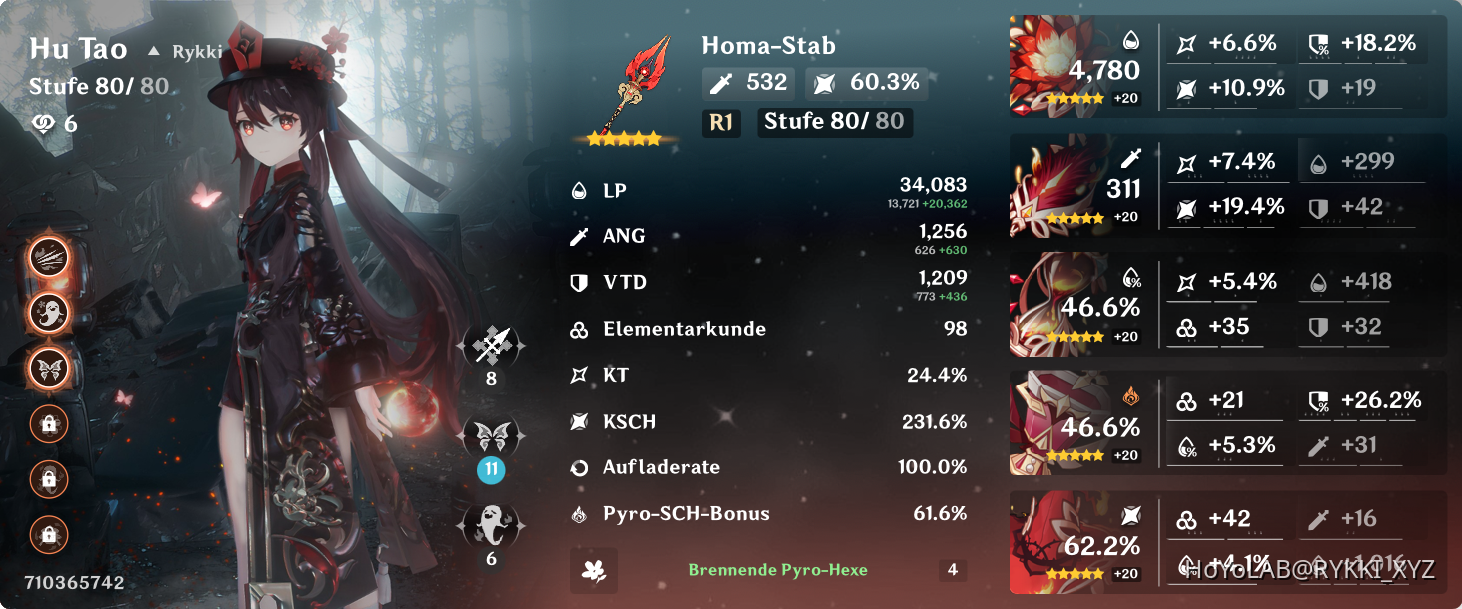 Hu Tao (1Month Into Genshin Impact // AR48) Genshin Impact | HoYoLAB