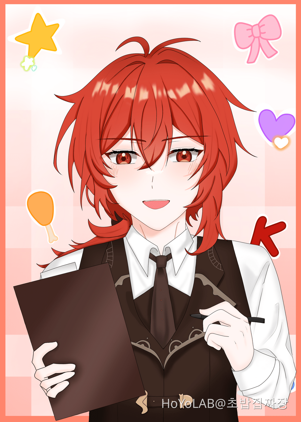 Diluc(Several versions of KfC!) Genshin Impact | HoYoLAB