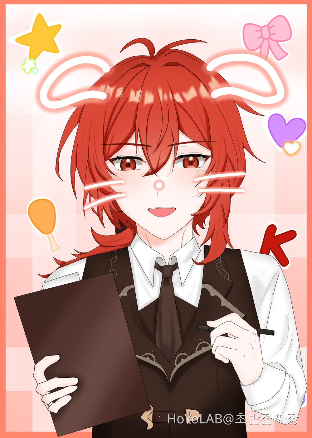 Diluc(Several versions of KfC!) Genshin Impact | HoYoLAB