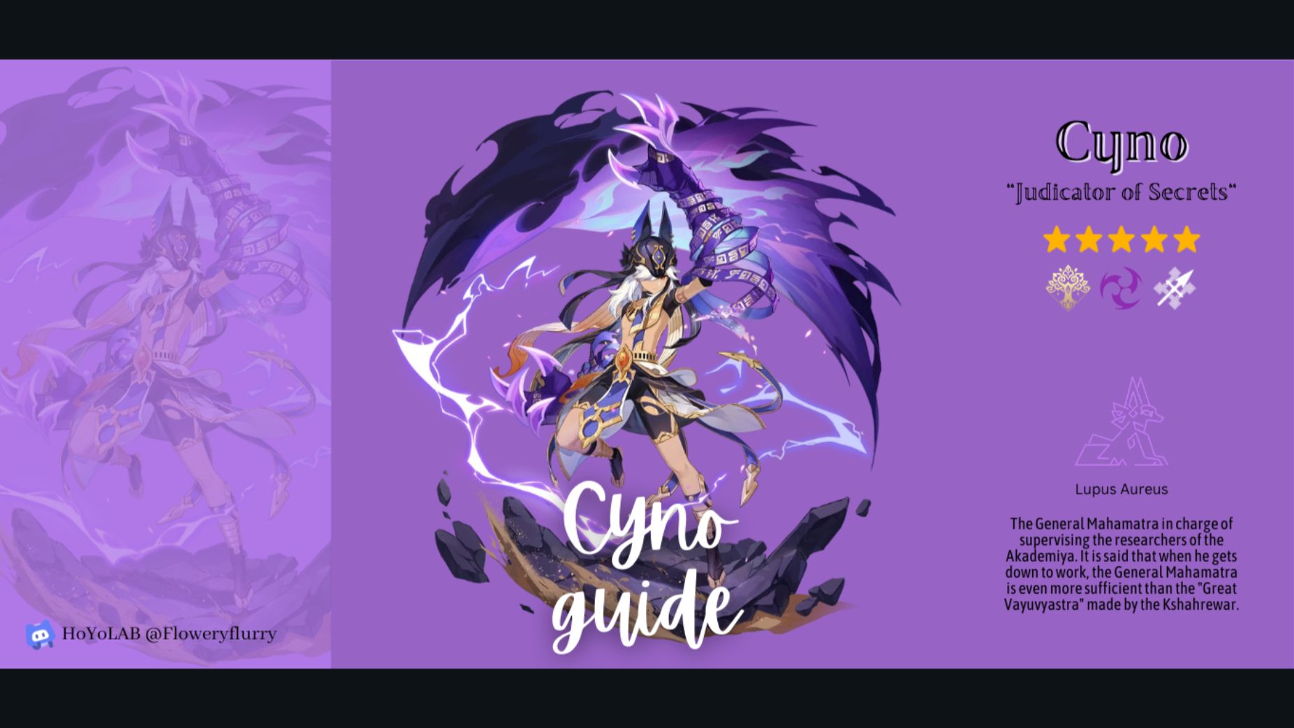 [Version 3.5] Cyno guide Genshin Impact | HoYoLAB