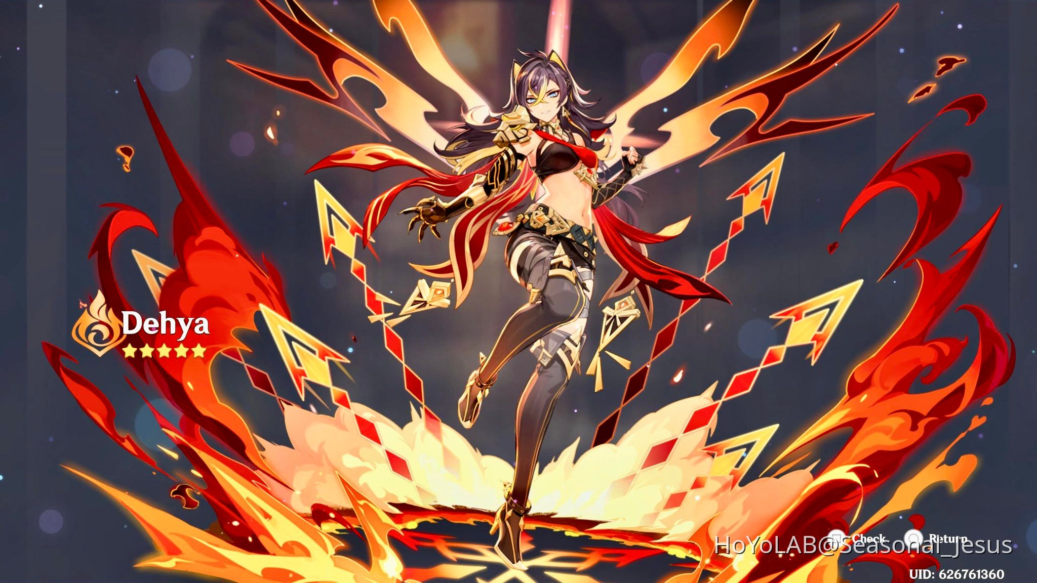 The Flame Mane came home Genshin Impact | HoYoLAB