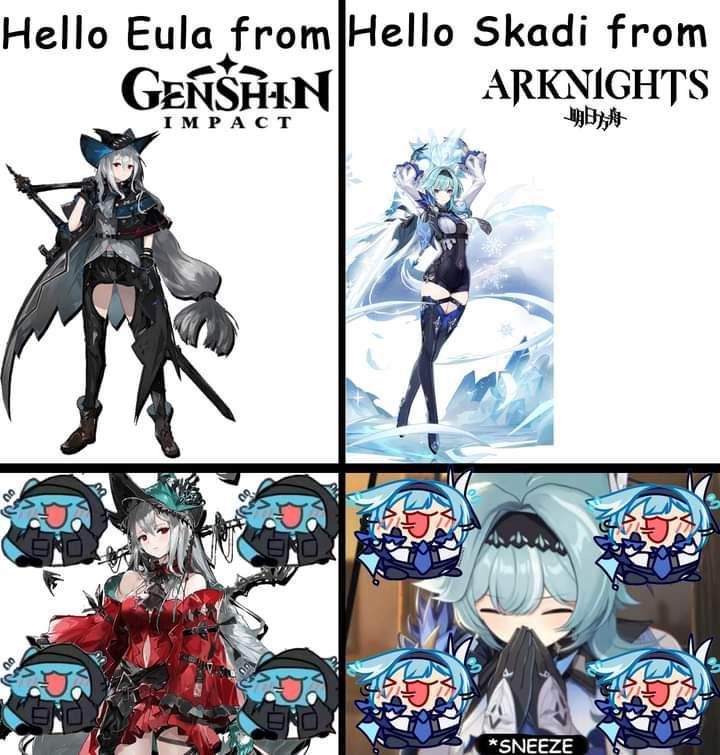 Specific character memes part. #5 Eula Genshin Impact | HoYoLAB
