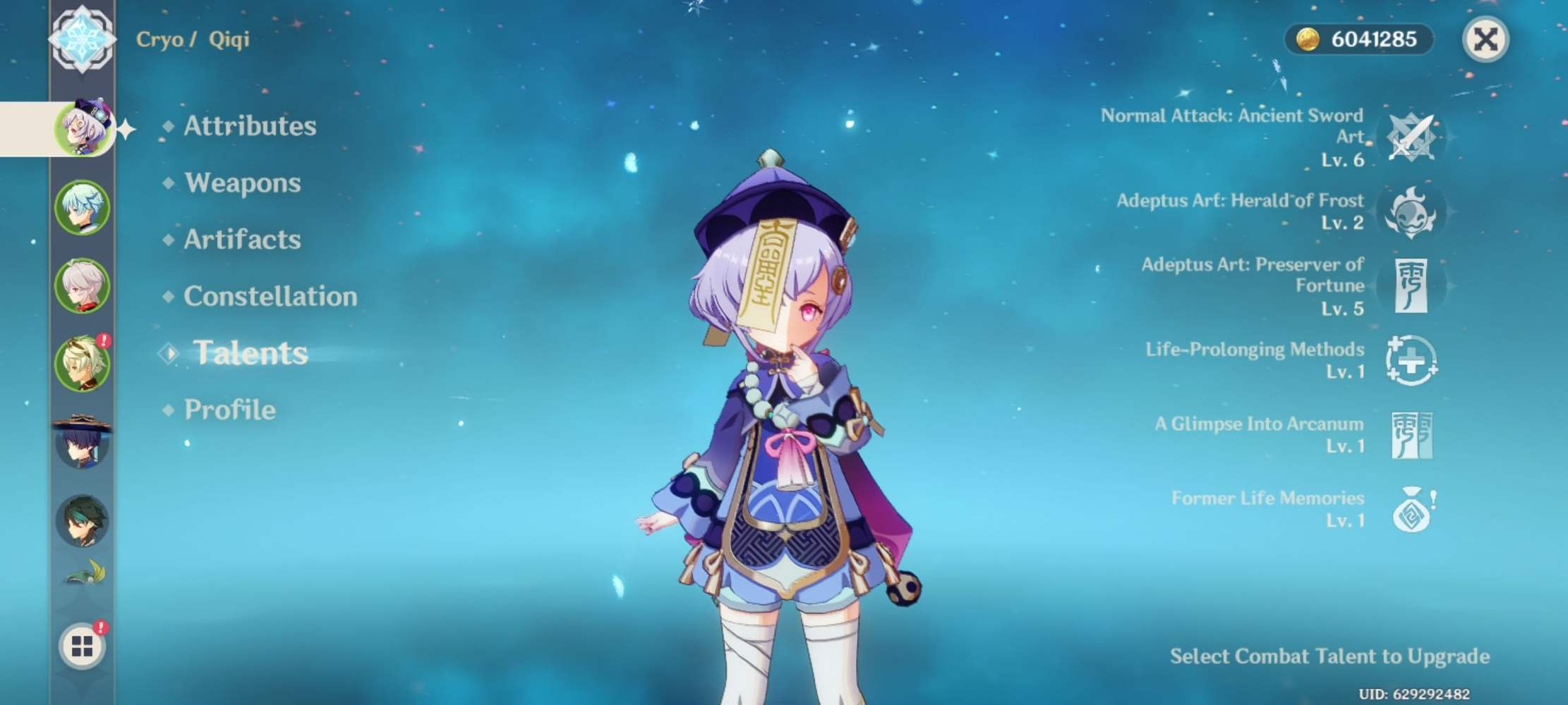 My DPS Qiqi build Genshin Impact | HoYoLAB