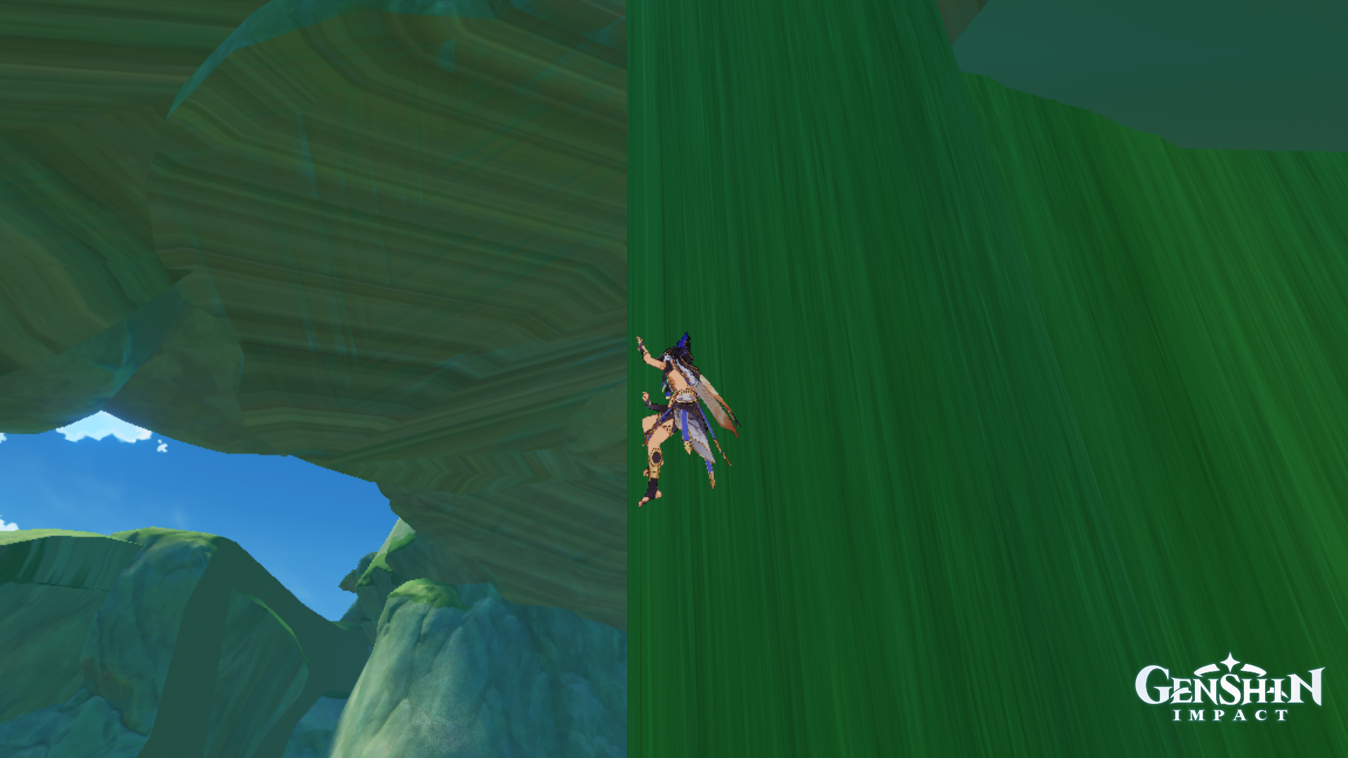 Just Cyno climbing a wall in Sumeru Genshin Impact | HoYoLAB