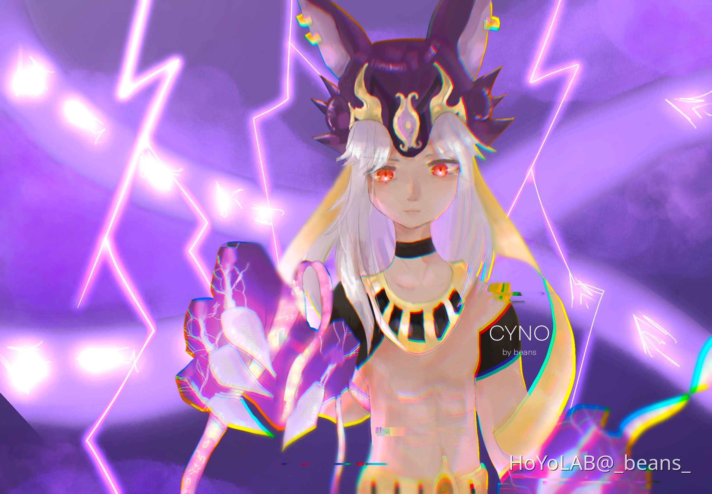 Cyno Fanart Genshin Impact HoYoLAB