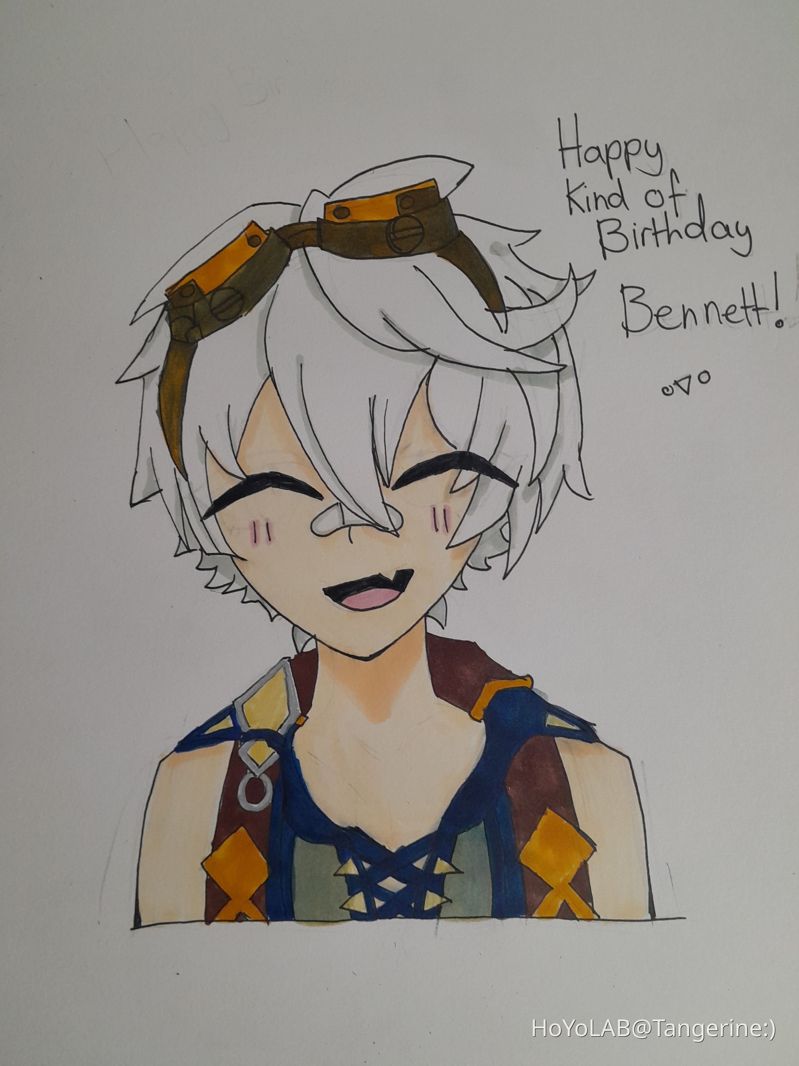 Happy Kind of Birthday Bennett! (A bit late) Genshin Impact | HoYoLAB