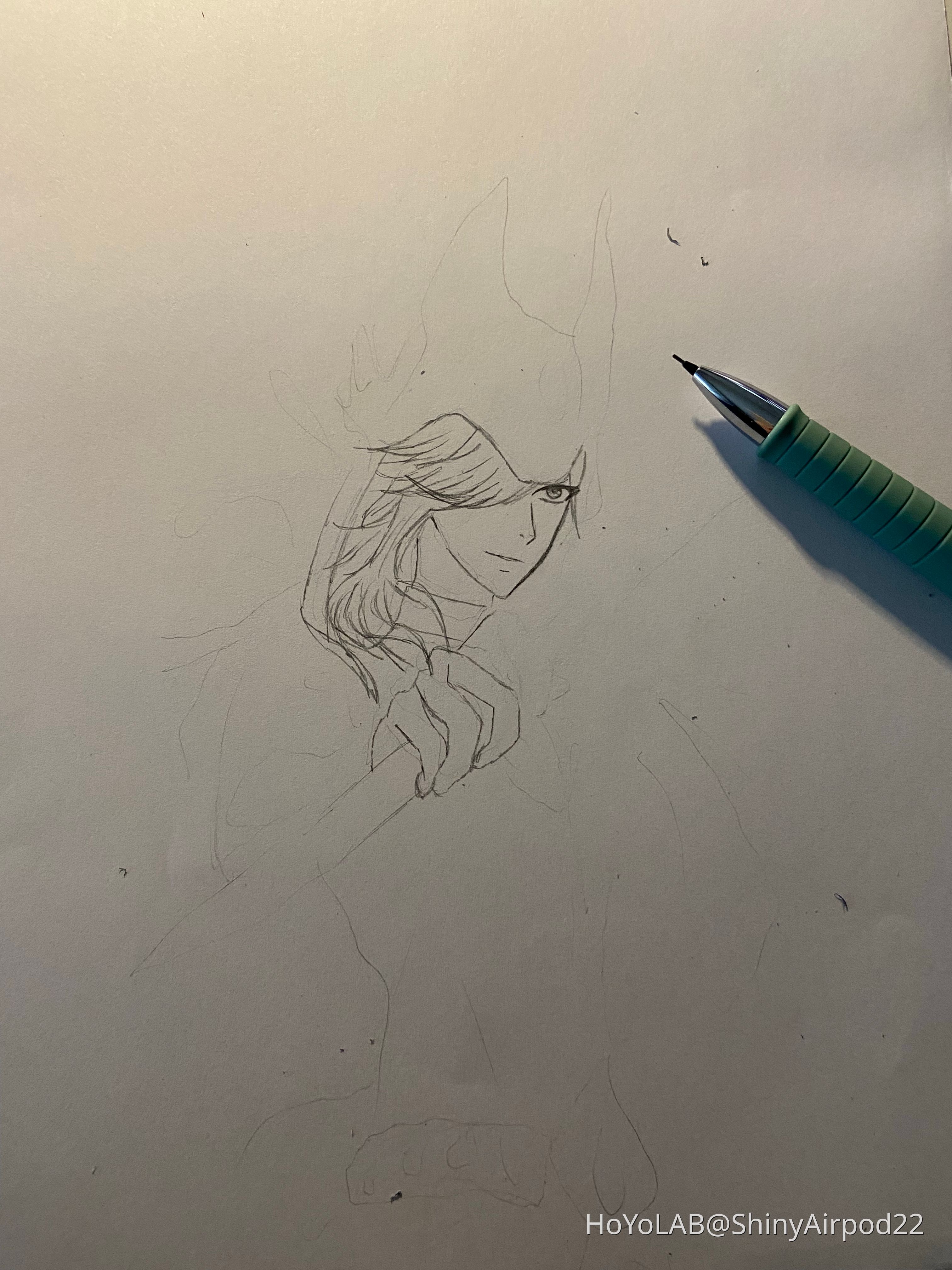 Cyno drawing Genshin Impact | HoYoLAB