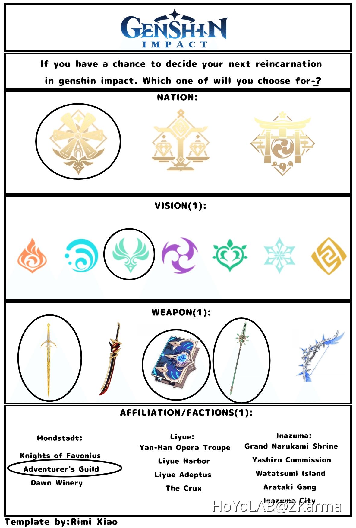 I can't choose between sword, catalyst & polearm Genshin Impact | HoYoLAB