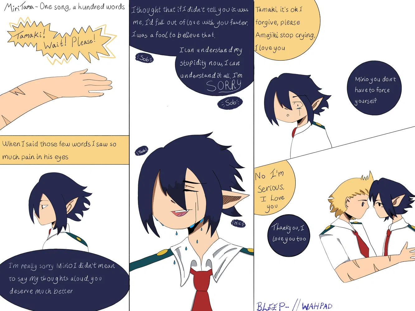 MHA comic I made a while back Genshin Impact | HoYoLAB