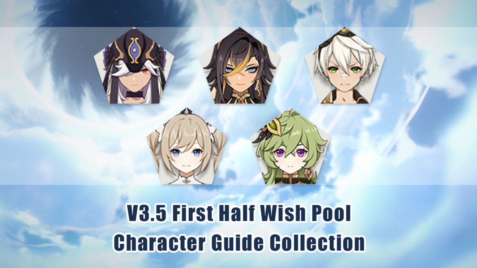 V3.5 First Half Wish Pool Character Guide Collection Genshin Impact ...
