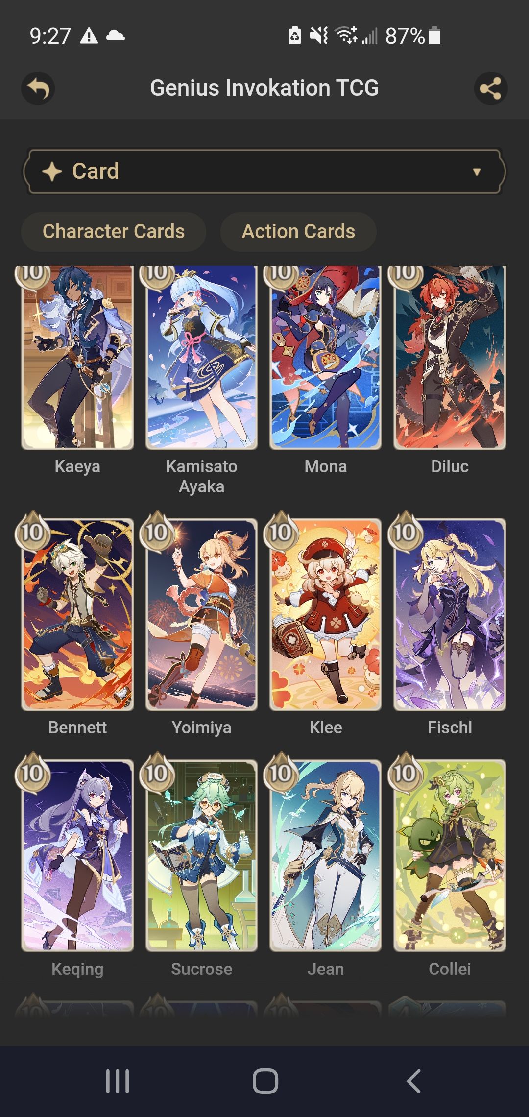 Yes I like the Genius Invocation TCG Genshin Impact | HoYoLAB