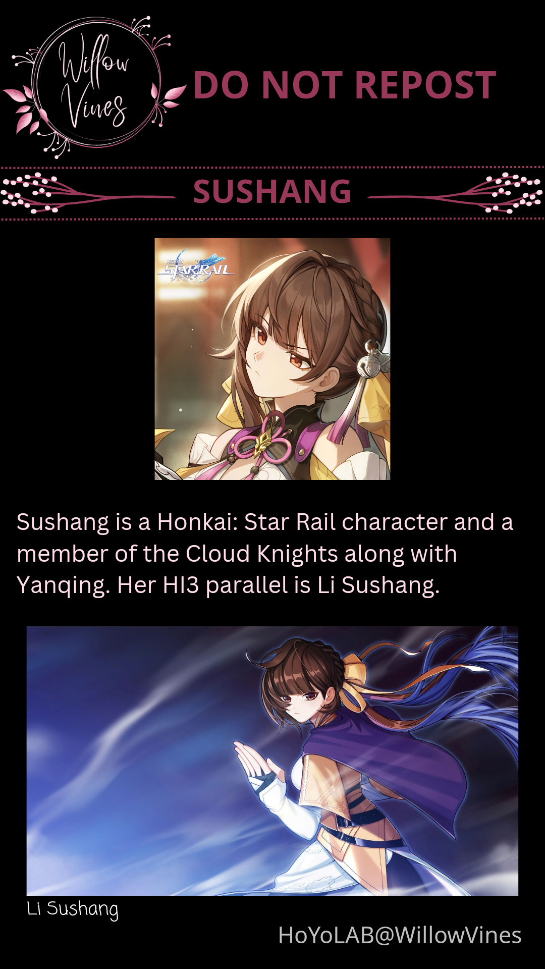 Sushang's HI3 parallel Honkai: Star Rail | HoYoLAB