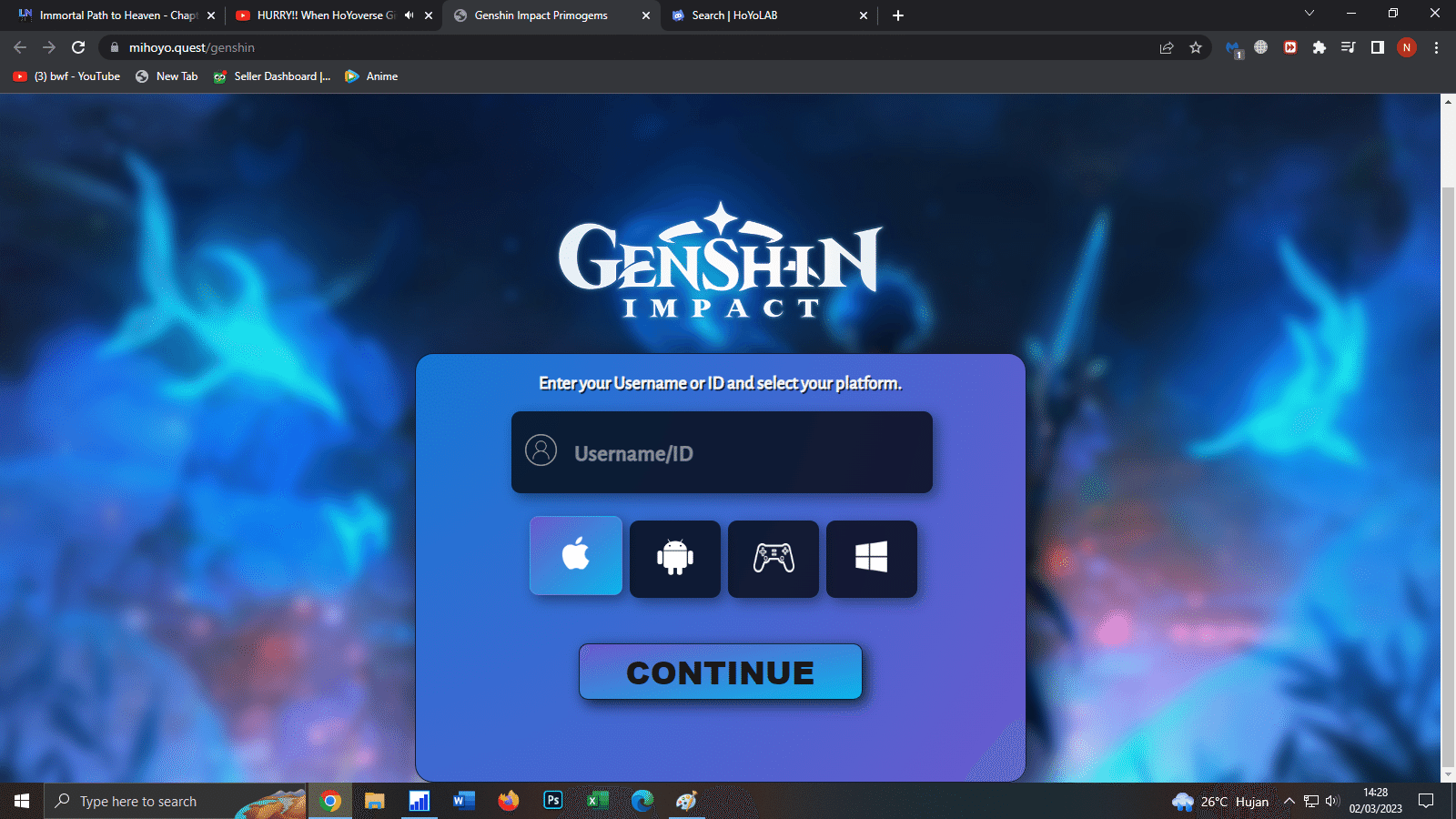 Caution! HACK from YOUTUBE with similar name Genshin Impact | HoYoLAB