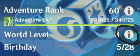 World Level Up Quest Friendly Reminder Genshin Impact | HoYoLAB