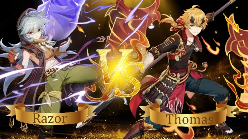 Razor Vs. Thomas Genshin Impact | HoYoLAB