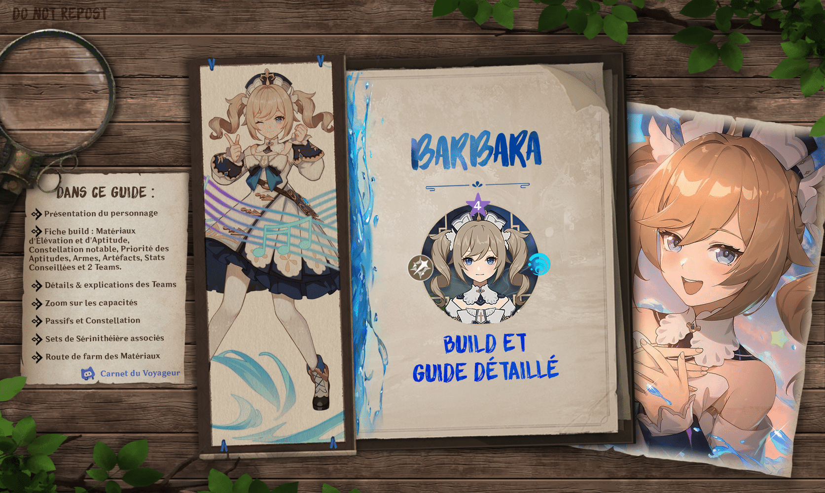[Version 3.5] Barbara | Guide complet : Support Healer Genshin Impact ...