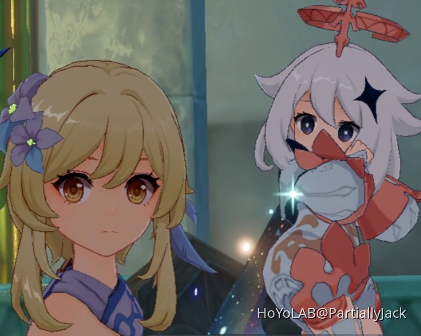 Just Aether & Lumine Expression Face Genshin Impact | HoYoLAB