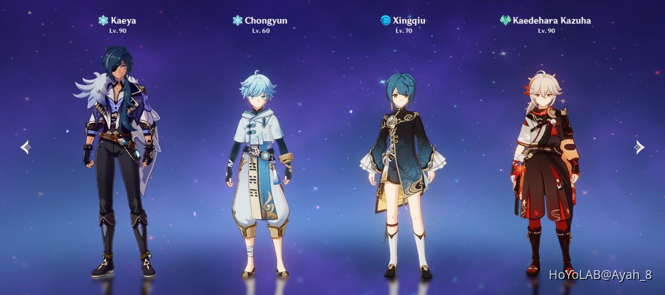 Kaeya team comp Genshin Impact | HoYoLAB