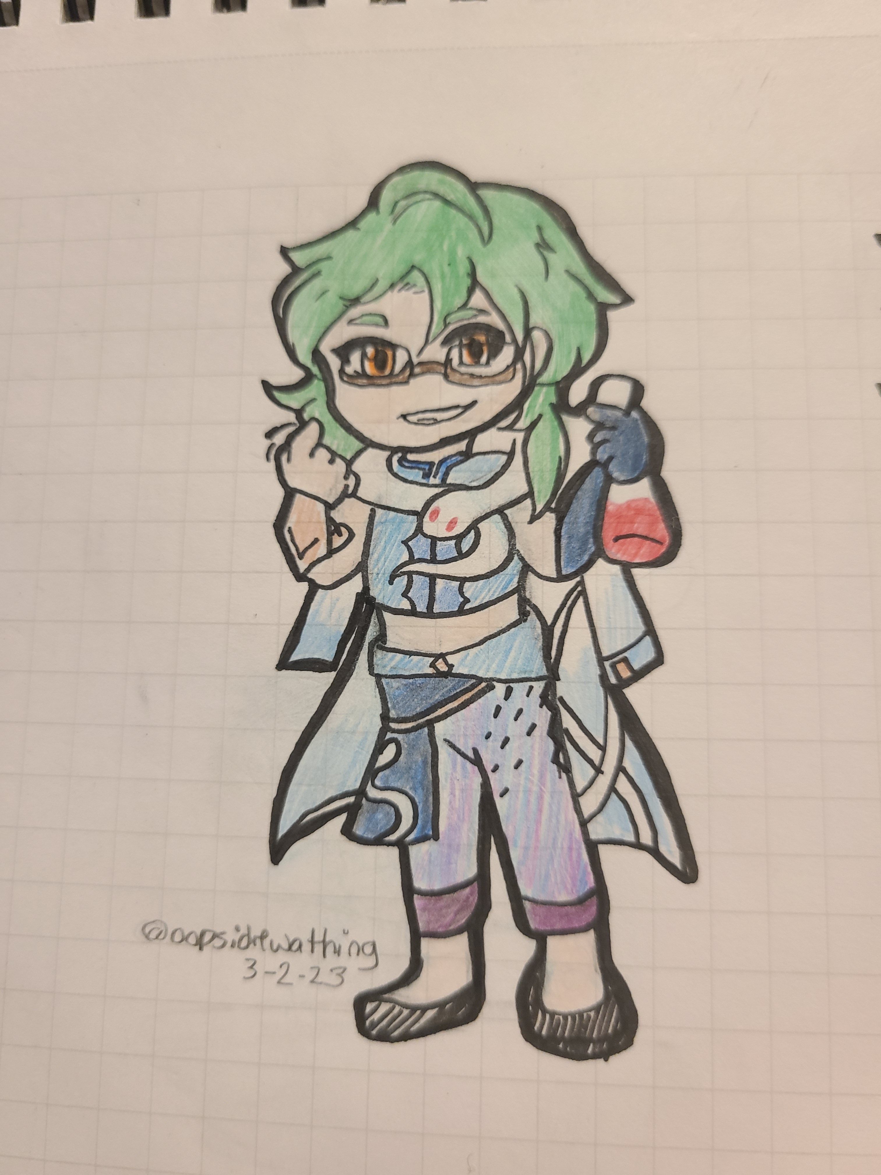 Chibi Baizhu Genshin Impact | HoYoLAB