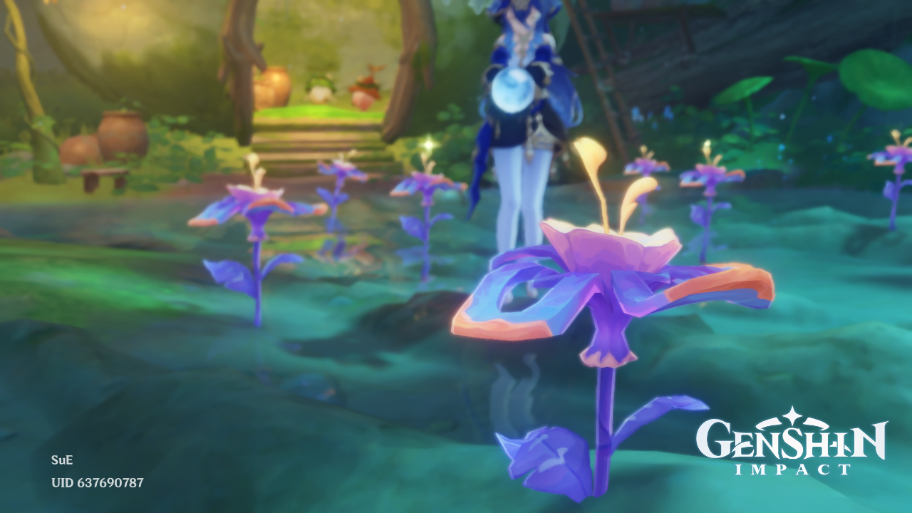 My Favorite Flower Field ♥ The One I Planted on My Own ~ Genshin Impact ...