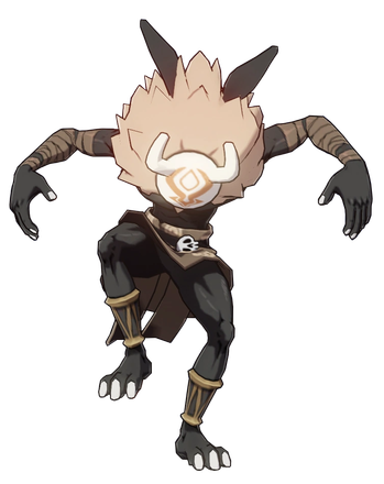 concept art of hillichurls behind the mask would be sick Genshin Impact ...