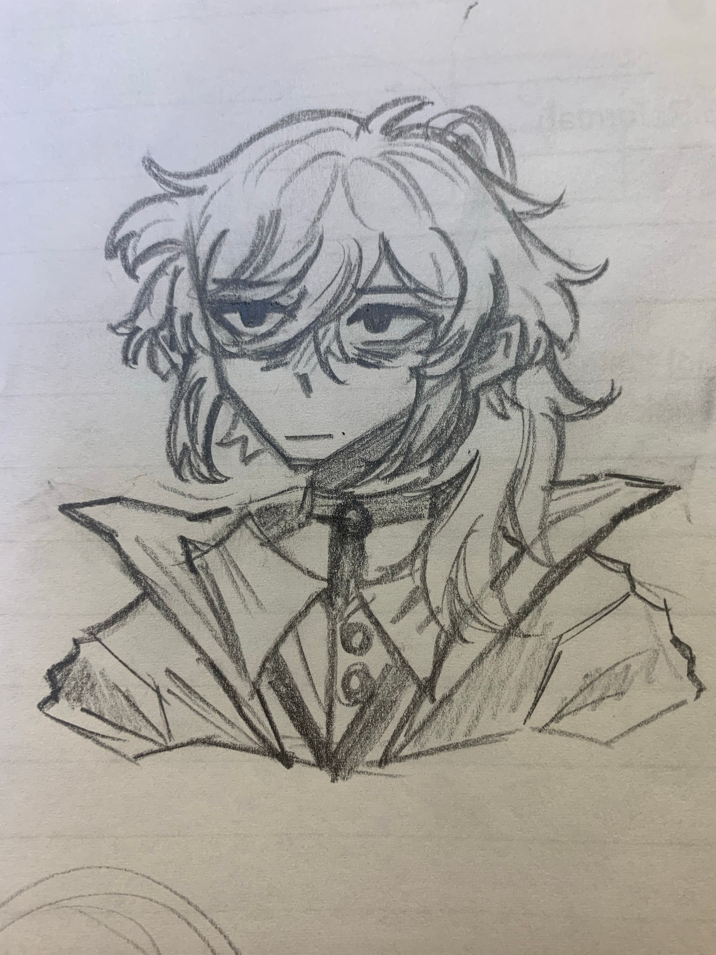 Tried to draw Diluc from memory 😭 Genshin Impact | HoYoLAB