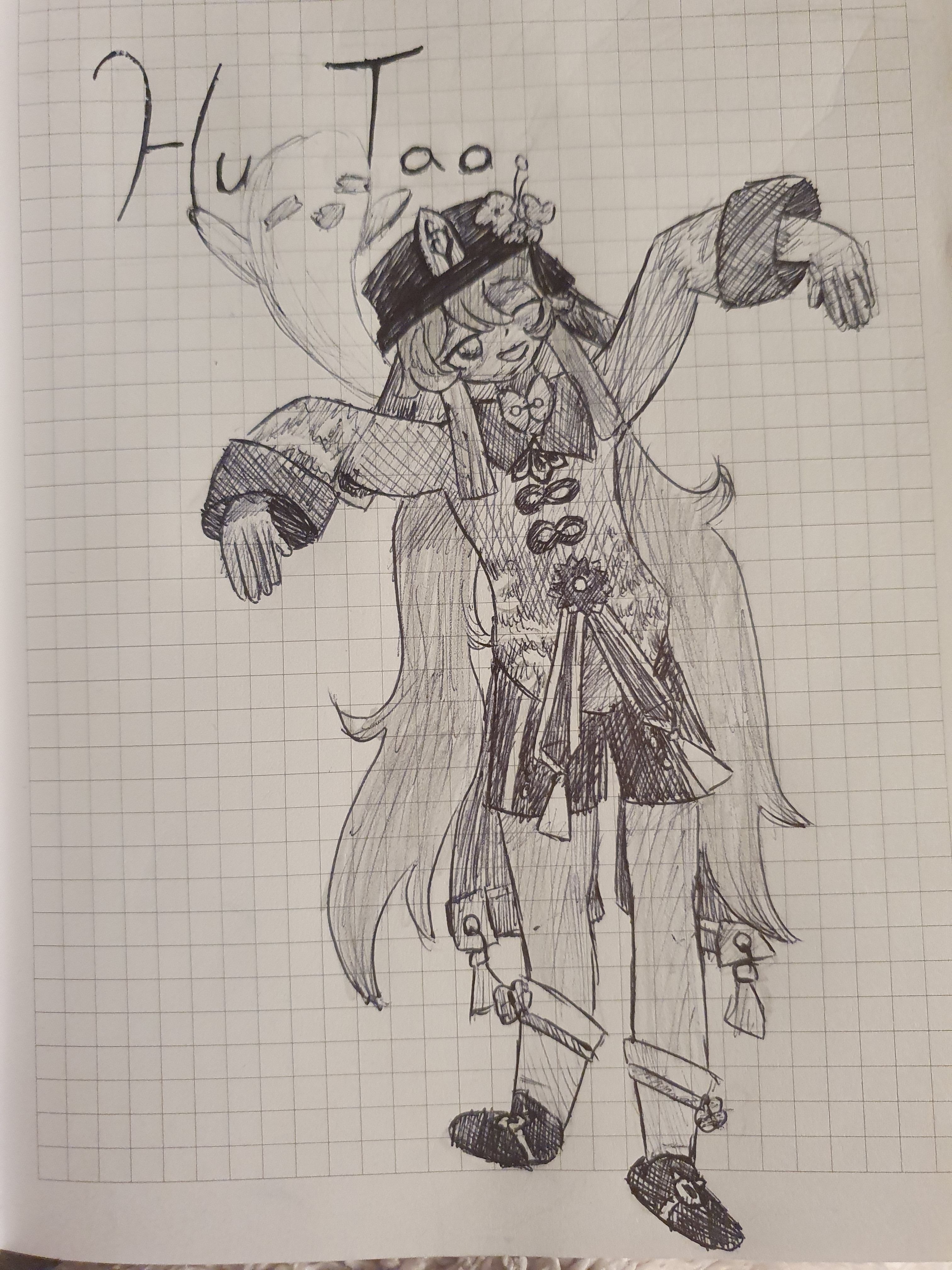 Hu Tao drawing! Genshin Impact | HoYoLAB