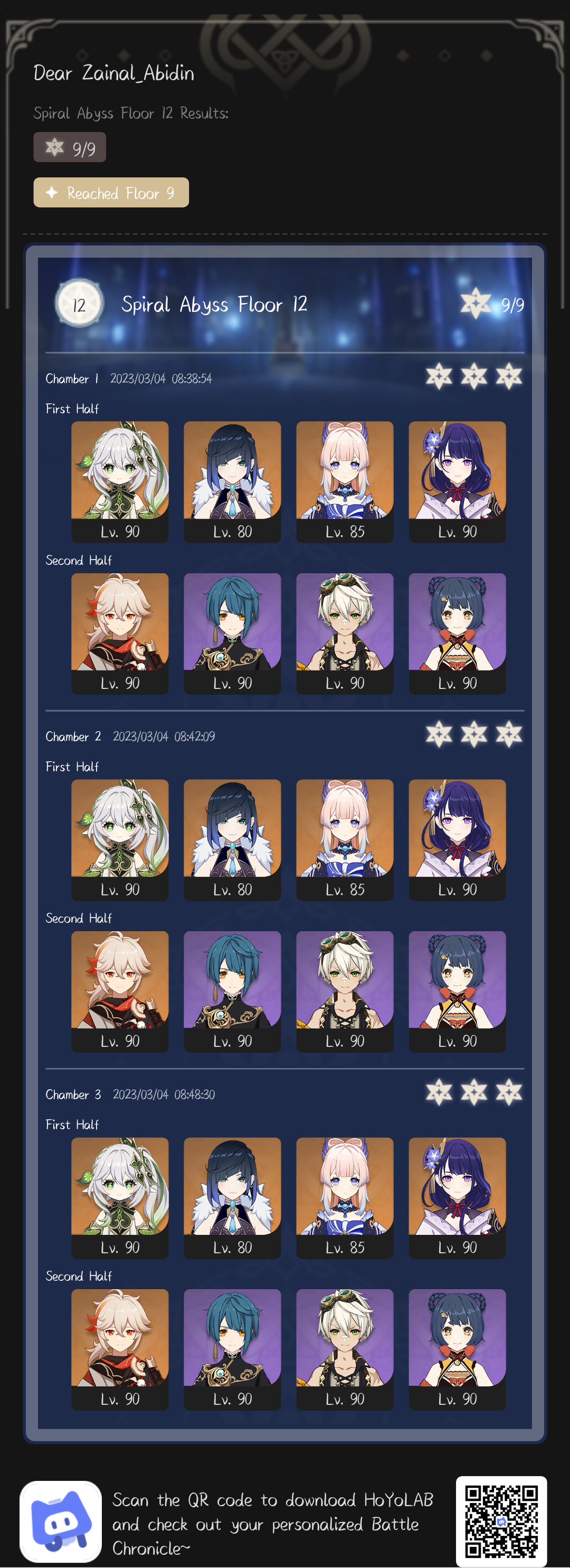 Nahida HyperBloom Abyss Team ×Kazoo National Genshin Impact | HoYoLAB