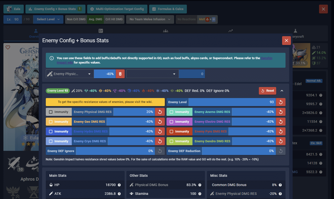 [V3.5 Guide] Increase your damage using Genshin Optimizer Genshin Impact | HoYoLAB