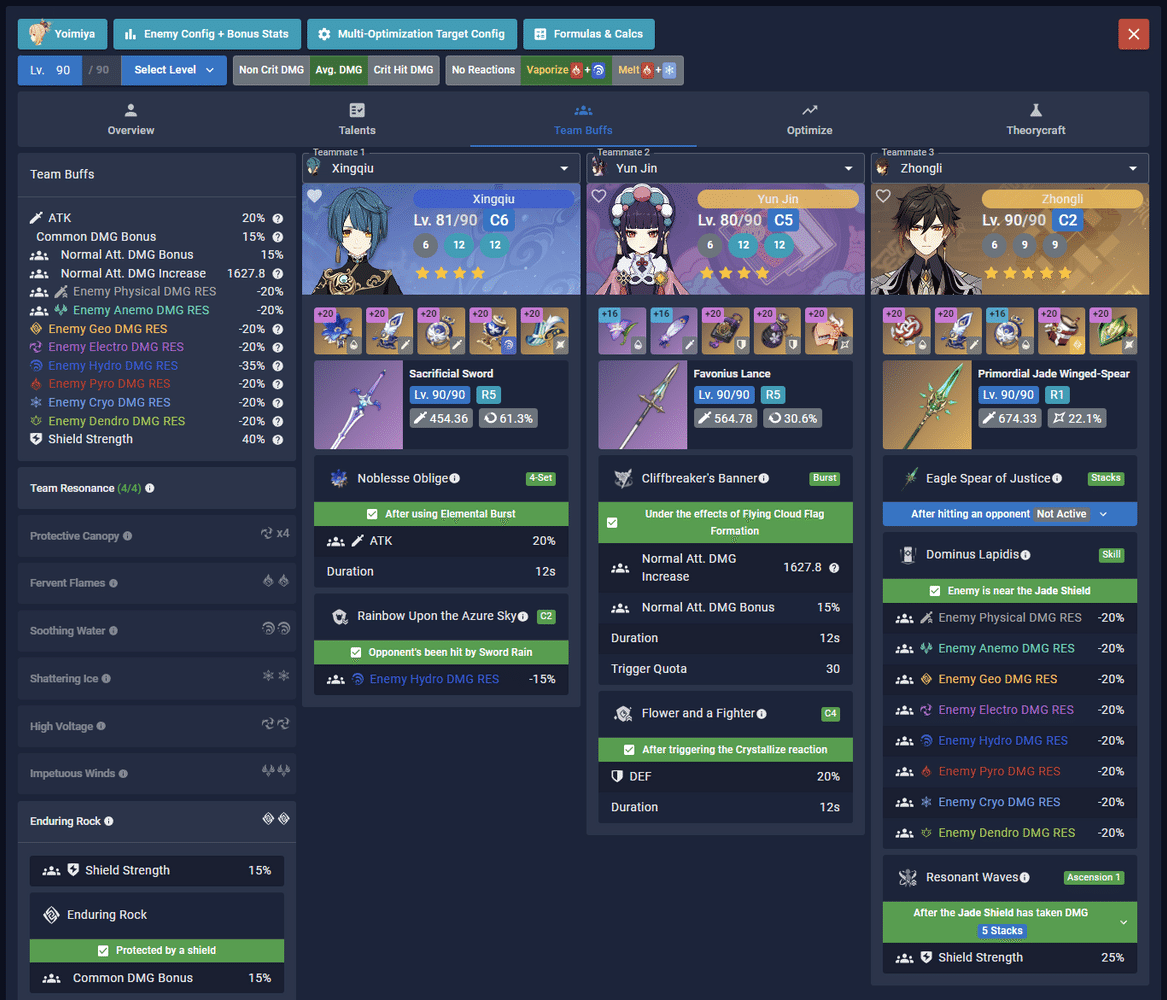 [V3.5 Guide] Increase your damage using Genshin Optimizer Genshin Impact | HoYoLAB