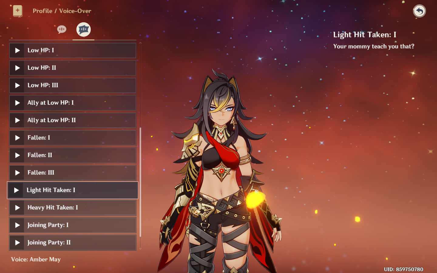 Very interesting voice line you got there Dehya Very interesting Genshin Impact | HoYoLAB