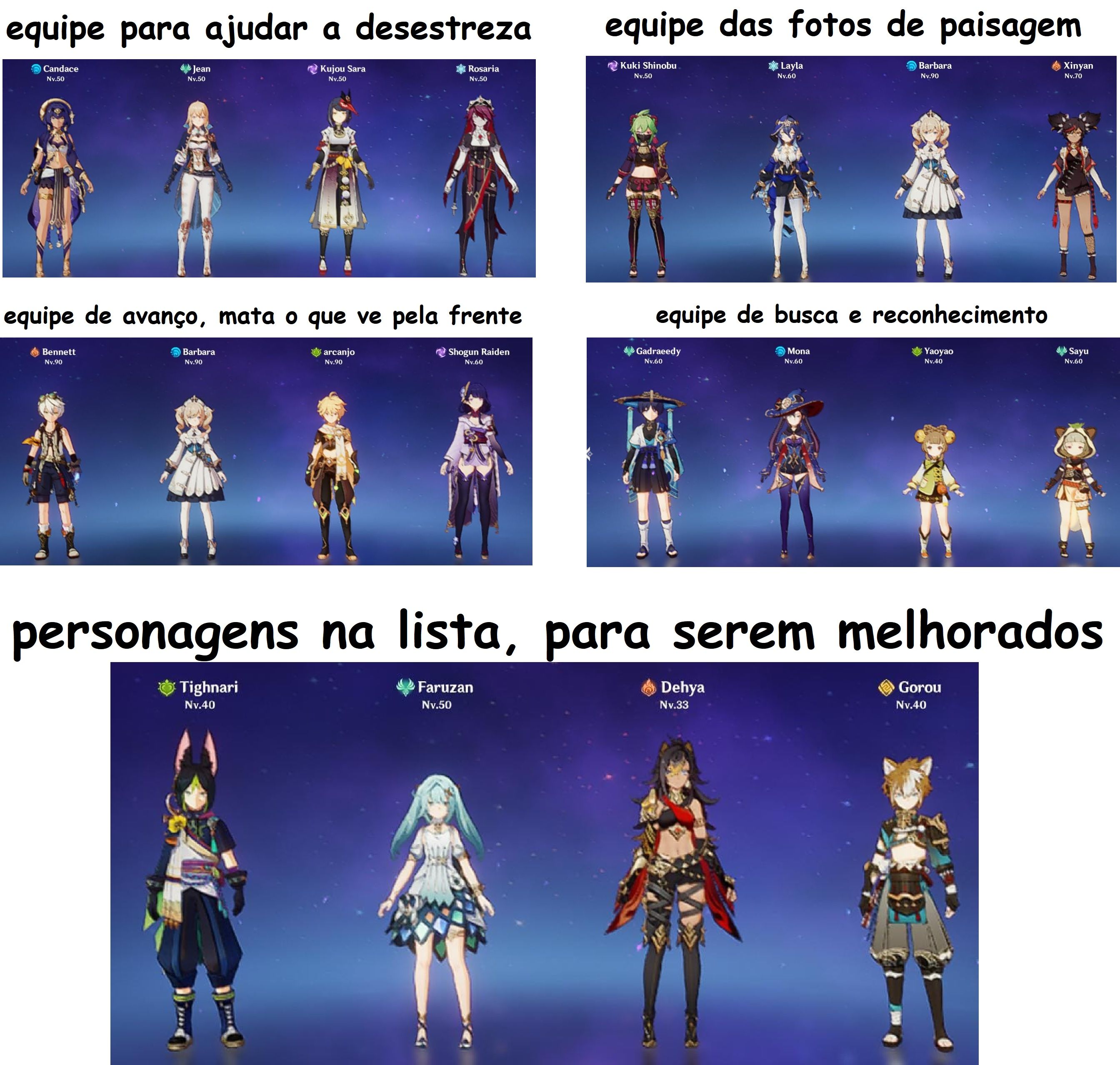 PERSONAGENS ESPECIAIS Genshin Impact | HoYoLAB