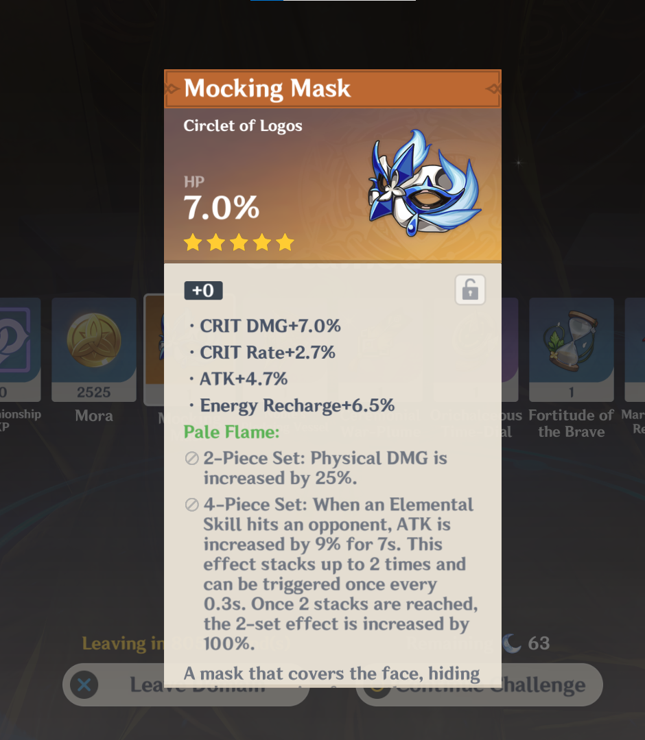 mocking mask Genshin Impact | HoYoLAB