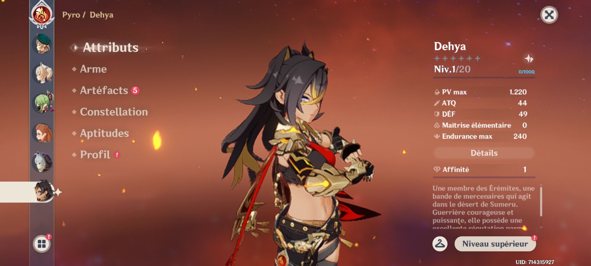 Dehya come back home Genshin Impact | HoYoLAB