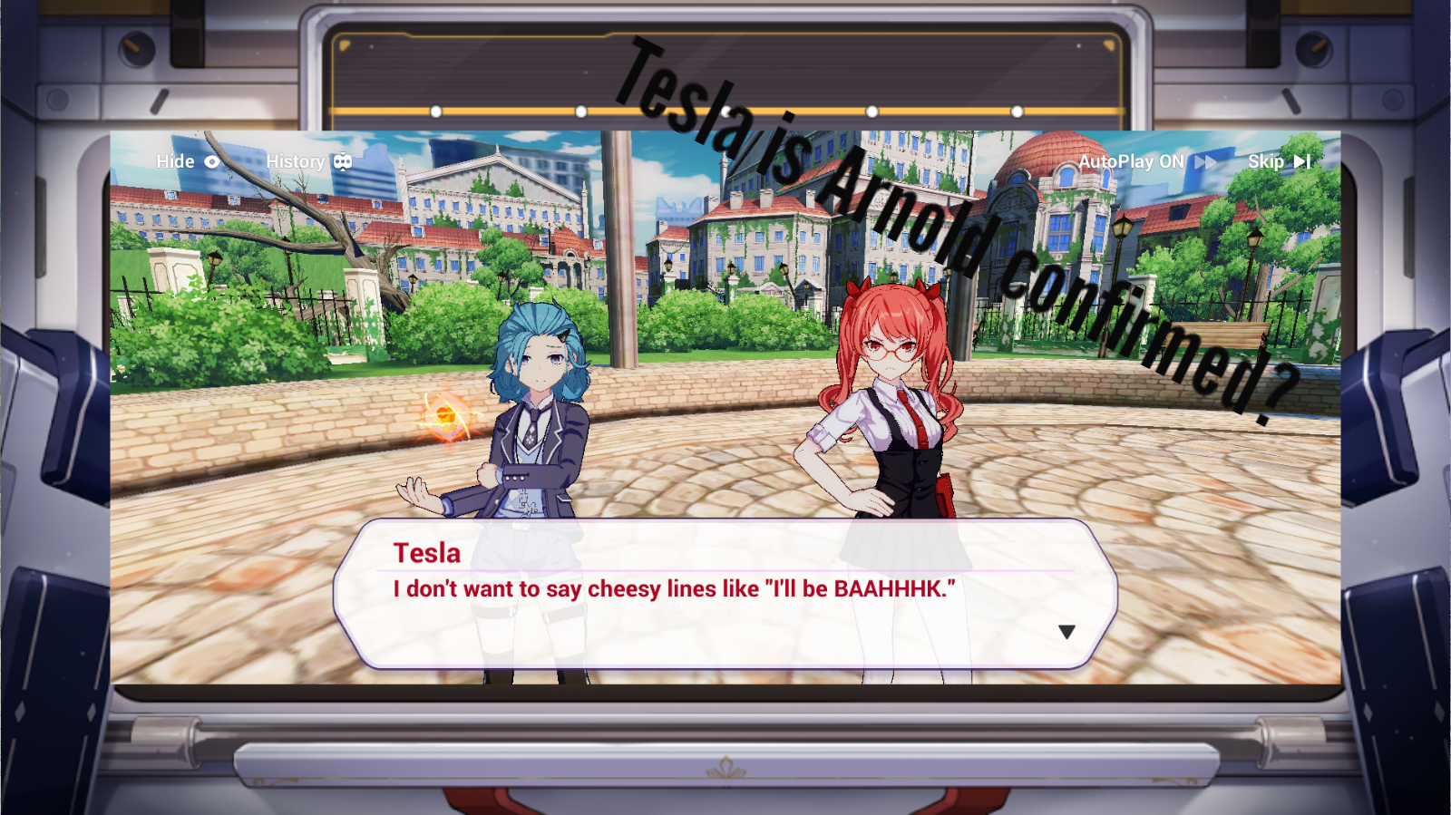 Tesla is Arnold Honkai Impact 3rd | HoYoLAB