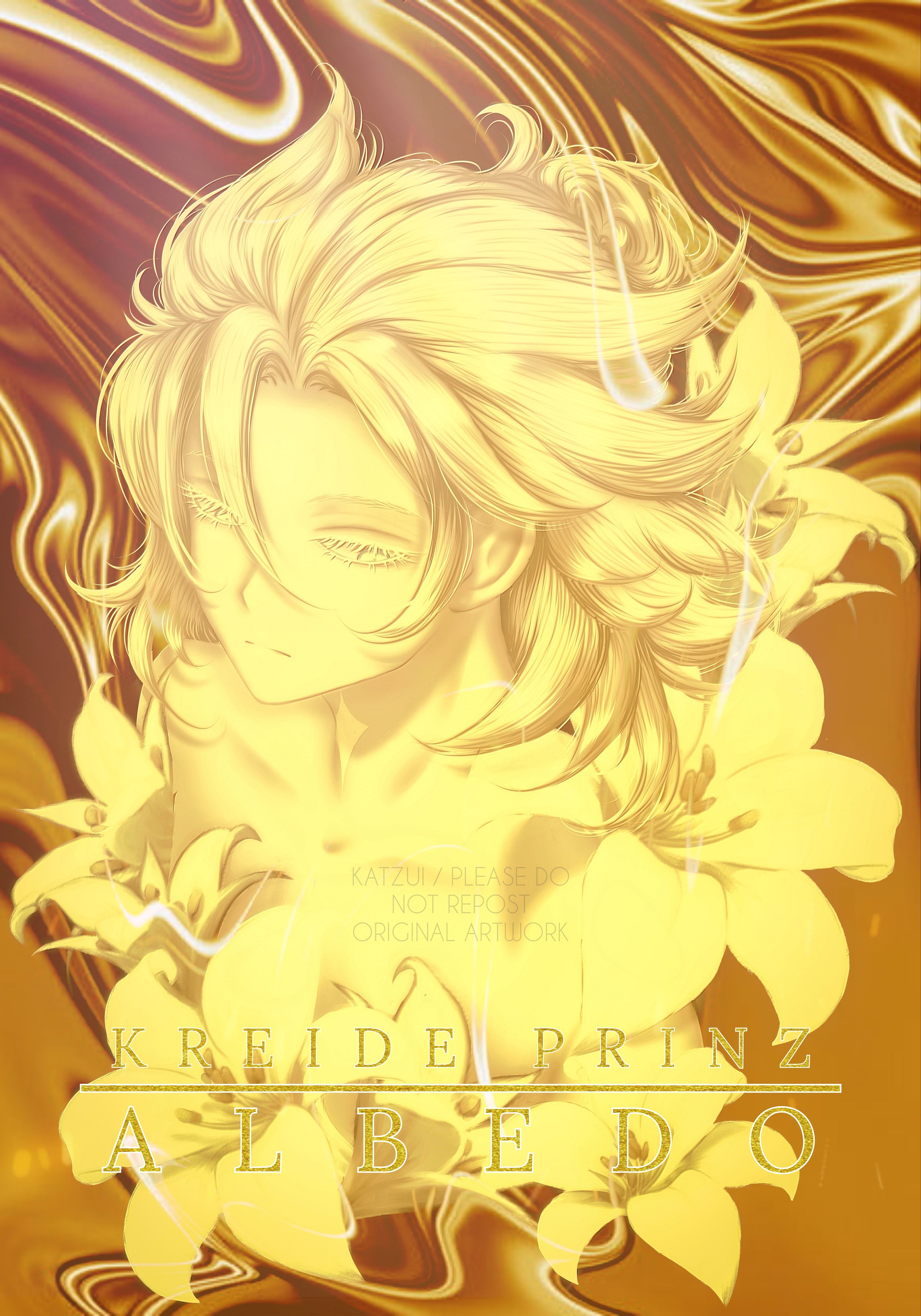 Albedo in pure gold 💛 Genshin Impact | HoYoLAB