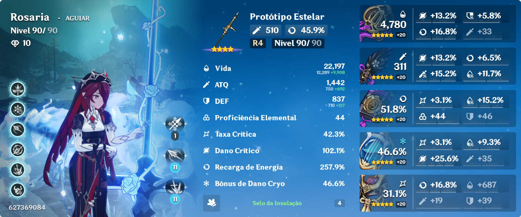 Build Rosaria Genshin Impact | HoYoLAB