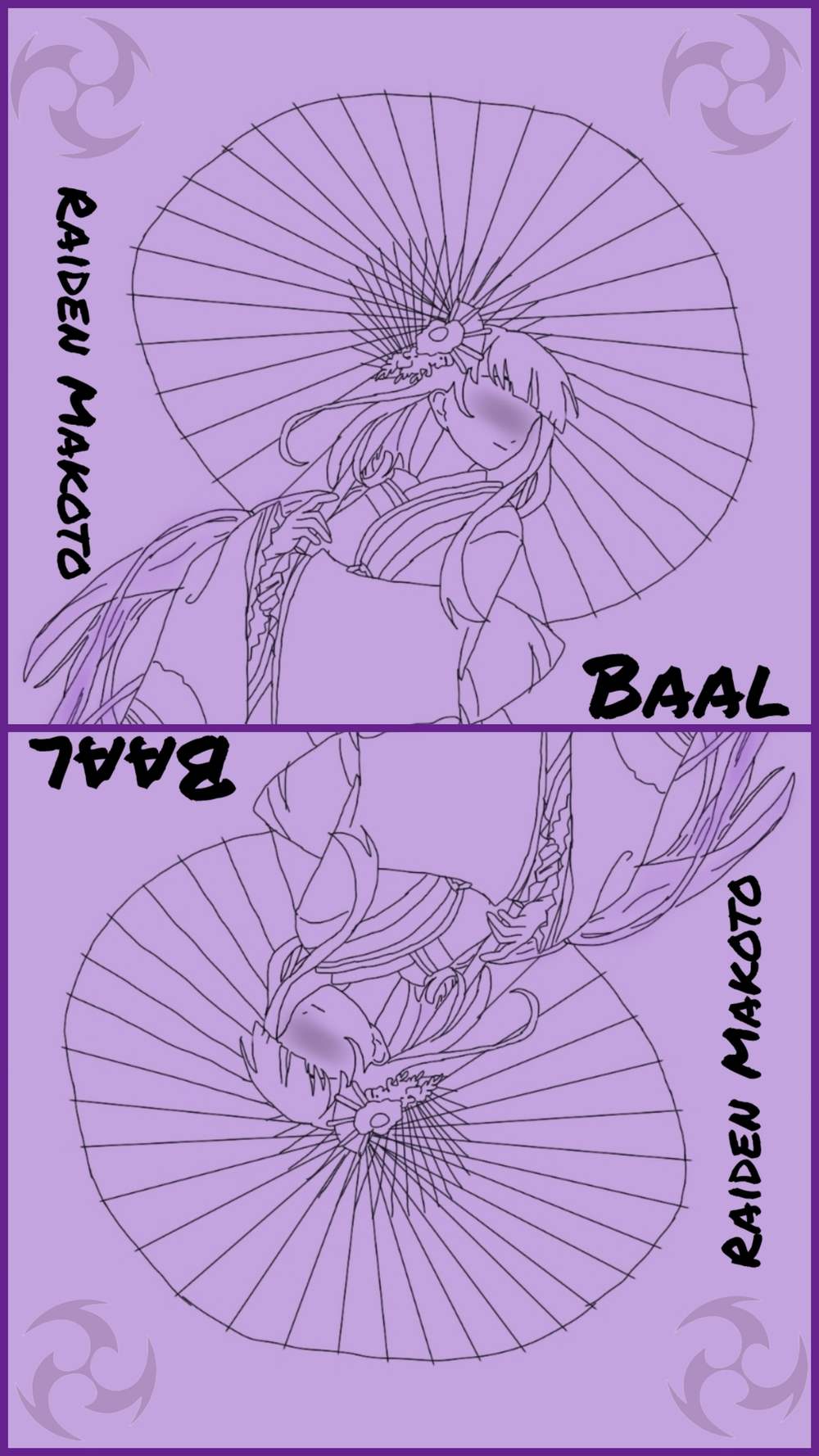 Making Gensihin Impact Bellot Cards part 1 Ace of Inazuma: Raiden ...