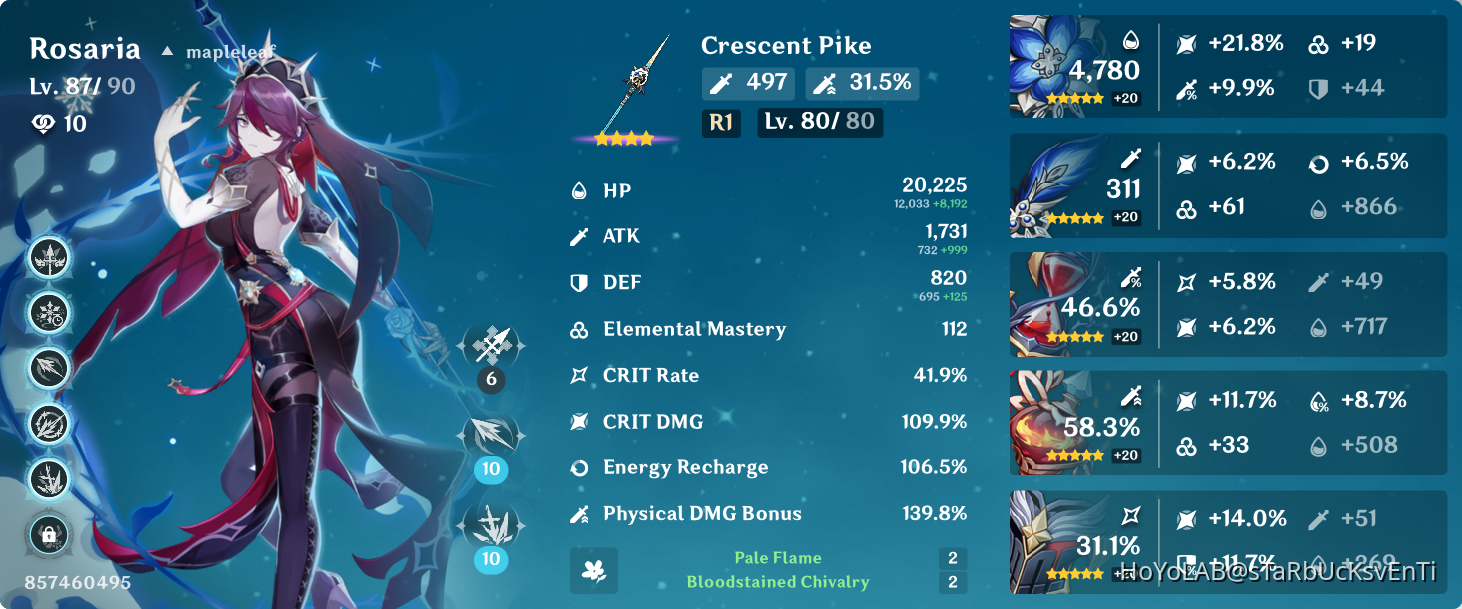 (read desc) physical rosaria!! Genshin Impact | HoYoLAB