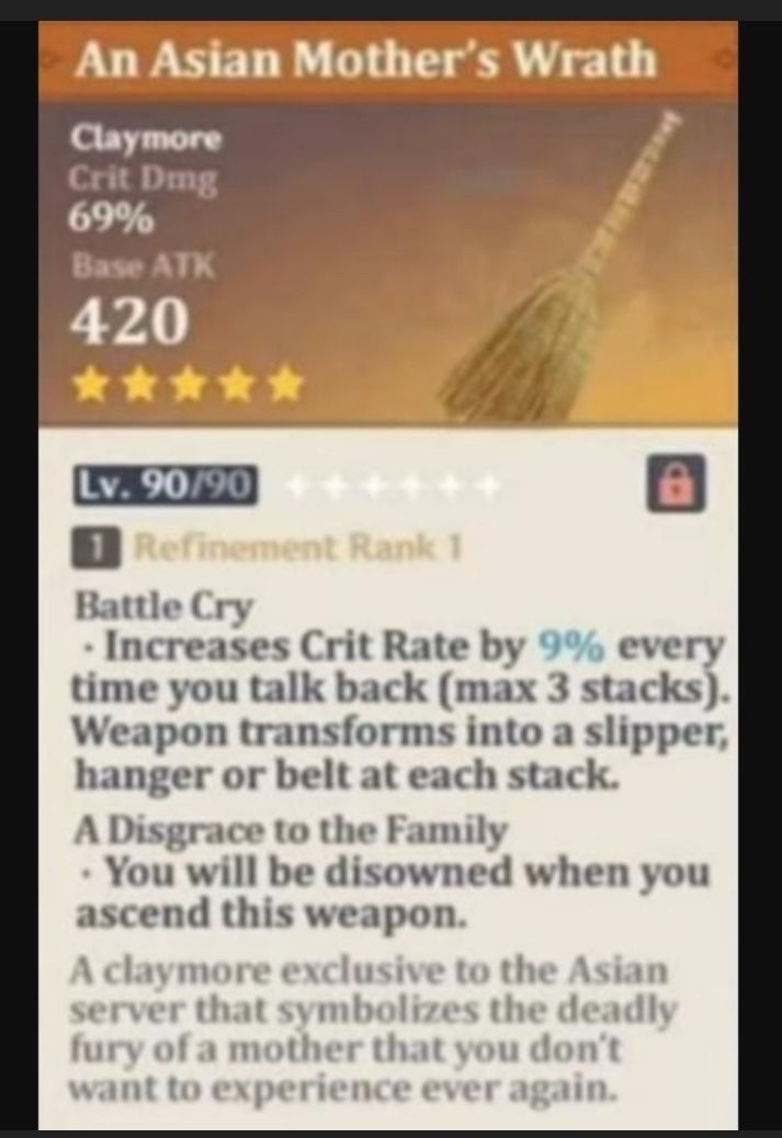 the most effective asian weapon in genshin💯💀😂 Genshin Impact | HoYoLAB