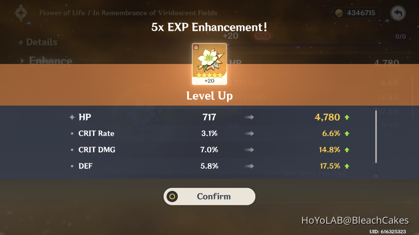 5x Level up??? Genshin Impact | HoYoLAB